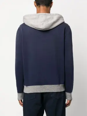 Ralph Lauren Two-tone Mélange-effect Hoodie