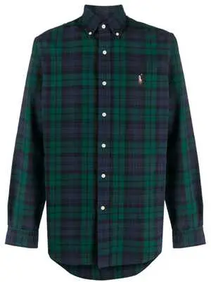 Polo Ralph Lauren Polo Pony Check-plaid Shirt - Green