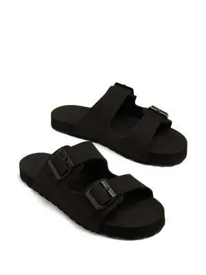 Manebí Logo-debossed Double-buckle Sandals