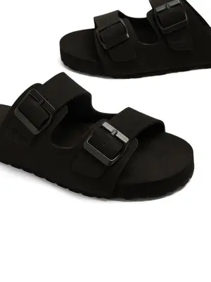 Manebí Logo-debossed Double-buckle Sandals
