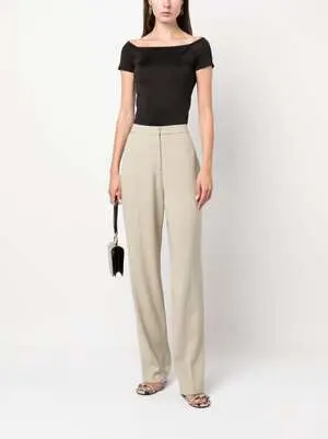 Ralph Lauren Boat Neck Silk Blend Shirt