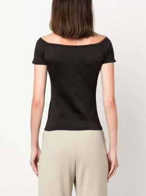 Ralph Lauren Boat Neck Silk Blend Shirt