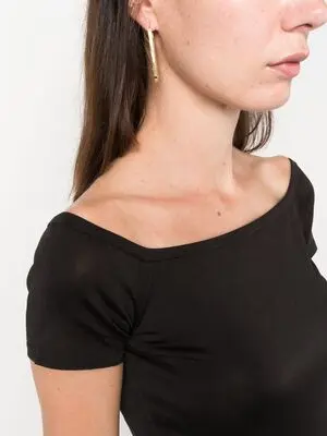 Ralph Lauren Boat Neck Silk Blend Shirt