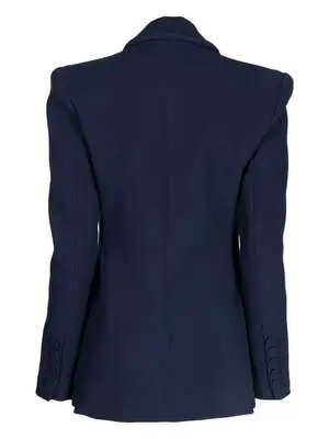 Alex Perry Peak-lapel Padded-shoulder Blazer