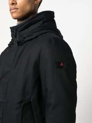 Peuterey Hooded Feather Down Parka - Blue