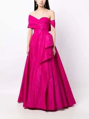 Zuhair Murad Asymmetric Off-shoulder Gown