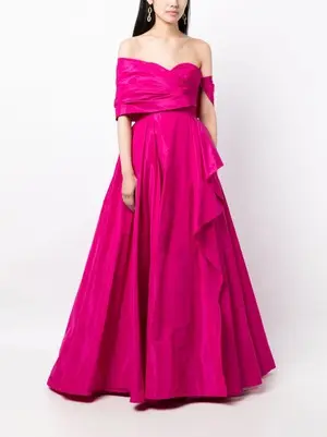 Zuhair Murad Asymmetric Off-shoulder Gown