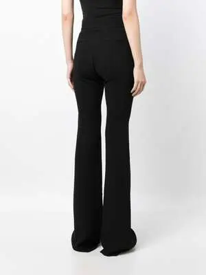 Alex Perry High-waisted Flared Trousers - Black