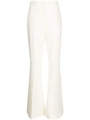 Zuhair Murad High-waisted Flared Trousers - White