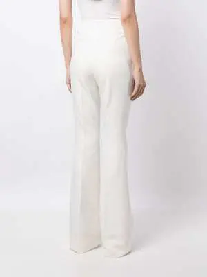 Akris High-waisted Flared Trousers