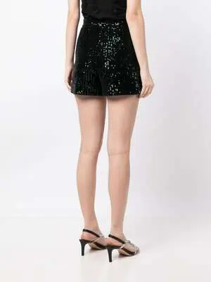 Elie Saab High-waist Sequinned Shorts