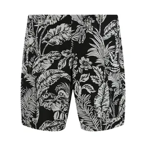 Palm Angels Jungle Parrots Swim Short - Black