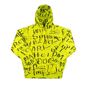 Supreme Black Ark Hooded Sweatshirt - Yellow