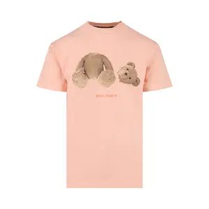 Palm Angels Bear Classic Tee 'salmon Fluorescent