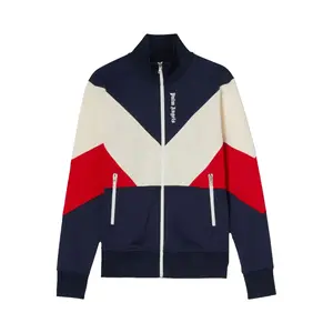 Palm Angels V Colorblock Track Jacket 'navy /white