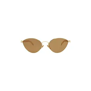 Gucci Cat Eye Sunglasses /brown - Gold