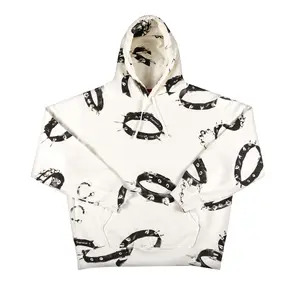 Supreme Studded Collars Hooded Sweatshirt - White