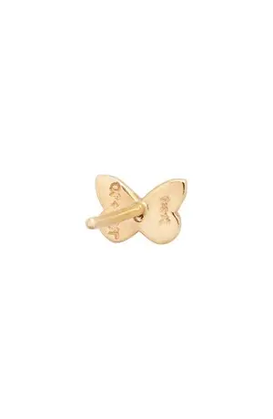 Anzie Mini Diamond Butterfly Stud Earrings