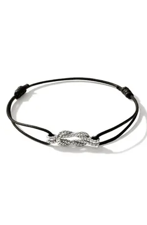 John Hardy Love Knot Sterling Cord Bracelet