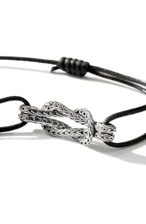John Hardy Love Knot Sterling Cord Bracelet