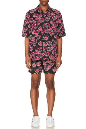 Moncler Shirt In Red - Multi