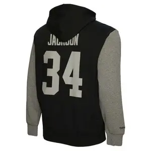 Mitchell & Ness Bo Jackson Las Vegas Raiders Retired Player Name & Number Pullover Hoodie