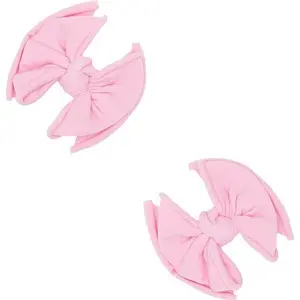 BABY BLING 2-pack Bow Clips - Pink