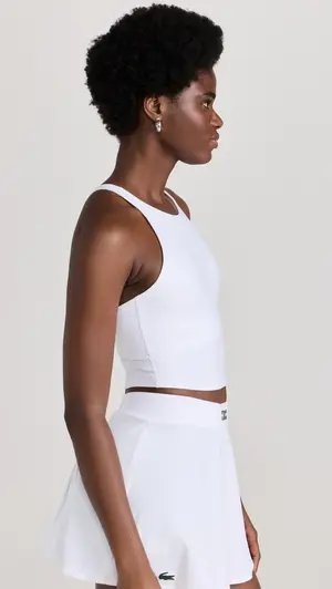 Beyond Yoga Spacedye Refocus Cropped Tank Top - Cloud White