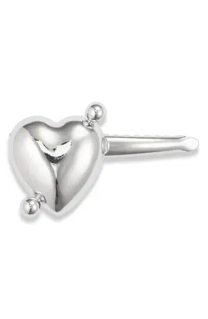 JUSTINE CLENQUET Sasha Pierced Heart Hair Clip