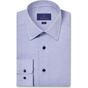 Men's David Donahue Blue Shirts