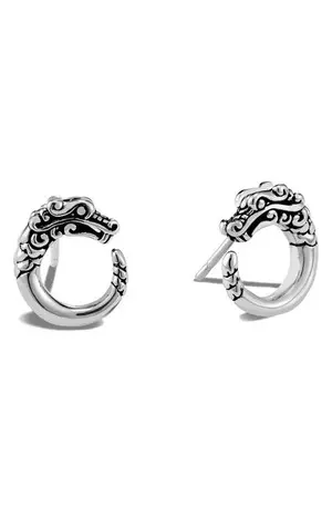 John Hardy Legends Naga Stud Earrings - Silver