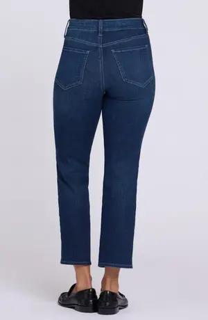 NYDJ Marilyn High Waist Ankle Straight Leg Jeans
