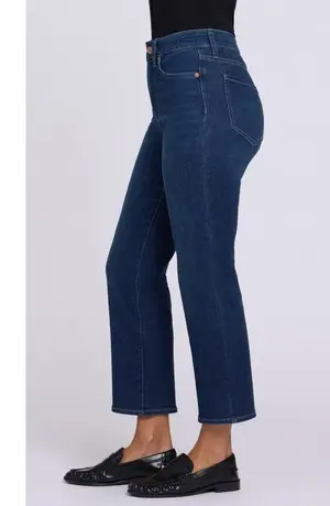 NYDJ Marilyn High Waist Ankle Straight Leg Jeans
