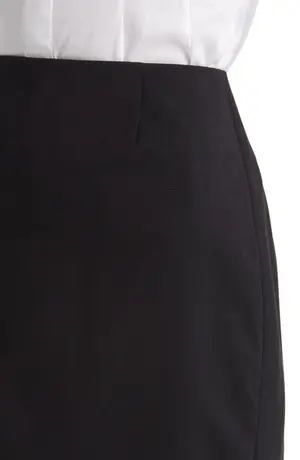 BOSS Viileah Virgin Wool Pencil Skirt - Blk