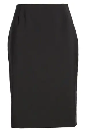 BOSS Viileah Virgin Wool Pencil Skirt - Blk