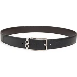 FERRAGAMO FERRAGAMO Reversible Leather Belt Nero