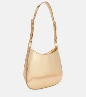 Prada Cleo Small Leather Shoulder Bag - Gold