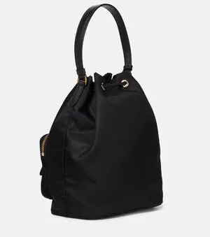 Prada Duet Small Re-nylon Bucket Bag - Black