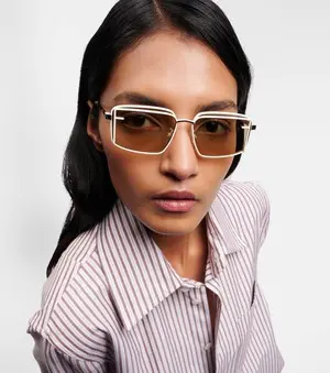 Fendi First Sight Rectangular Sunglasses