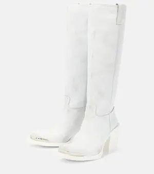 Miu Miu Knee-high Leather Boots