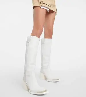Miu Miu Knee-high Leather Boots