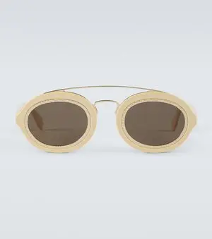 Fendi Ff Around Oval Sunglasses