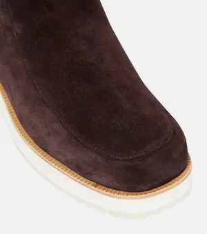Gabriela Hearst Harry Shearling-lined Ankle Boots - Brown