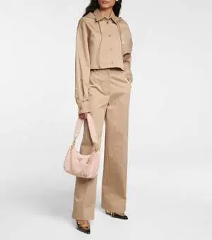 Prada Re-edition 2005 Shearling Shoulder Bag - Pink