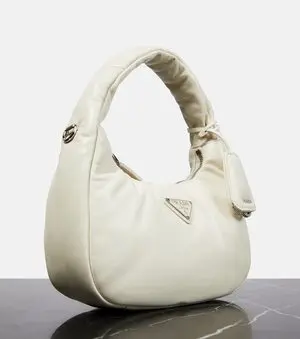 Prada Mini Leather Tote - White