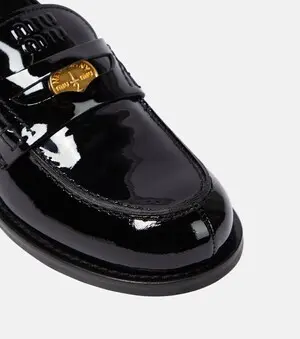 Miu Miu Patent Leather Loafers
