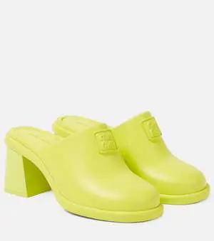 Miu Miu Round Toe Mules Clogs For Women