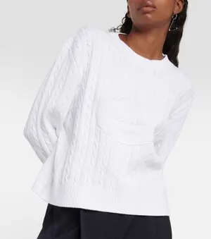 Prada Logo Cotton Sweater