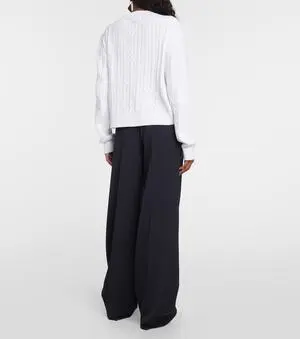 Prada Logo Cotton Sweater