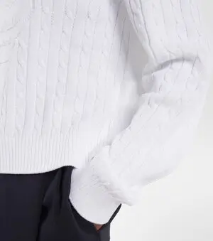 Prada Logo Cotton Sweater